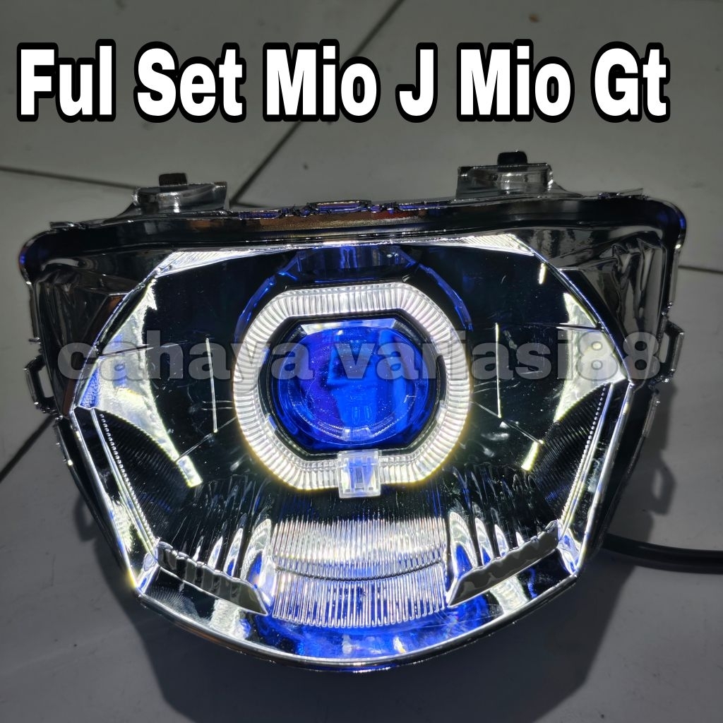 Jual Reflektor Lampu Depan Custom Biled Mio j Mio Gt Lampu Variasi ...