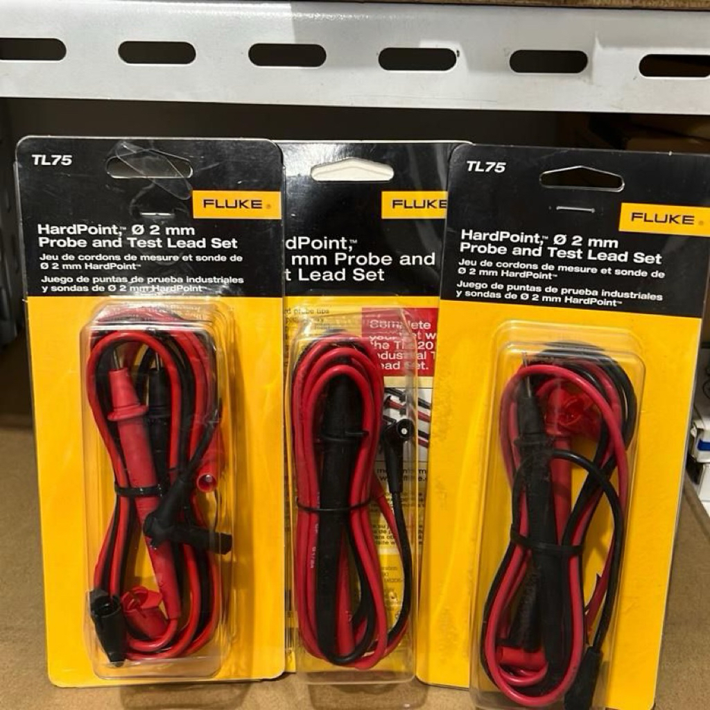 Jual Fluke TL75 HardPoint Probe and Test Lead Set Original | Shopee ...