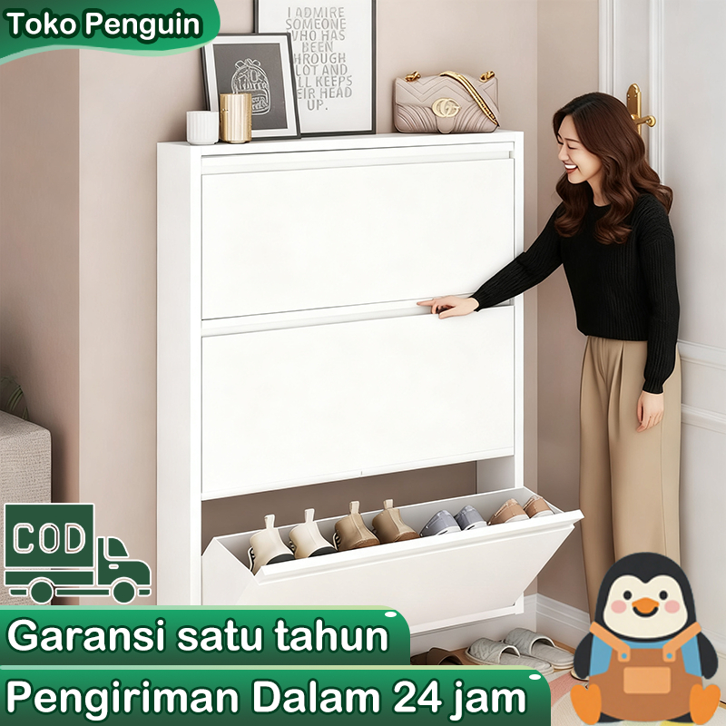 Jual Rak sepatu logam rak sepatu logam kokoh dan tebal lemari sepatu ...