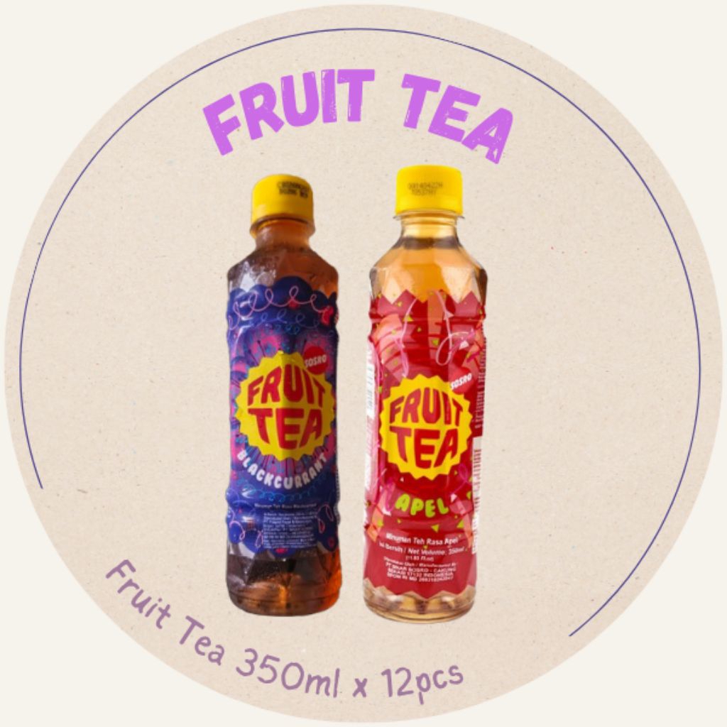 Jual Fruit Tea Botol 350ml 1 Dus isi 12 pcs | Shopee Indonesia