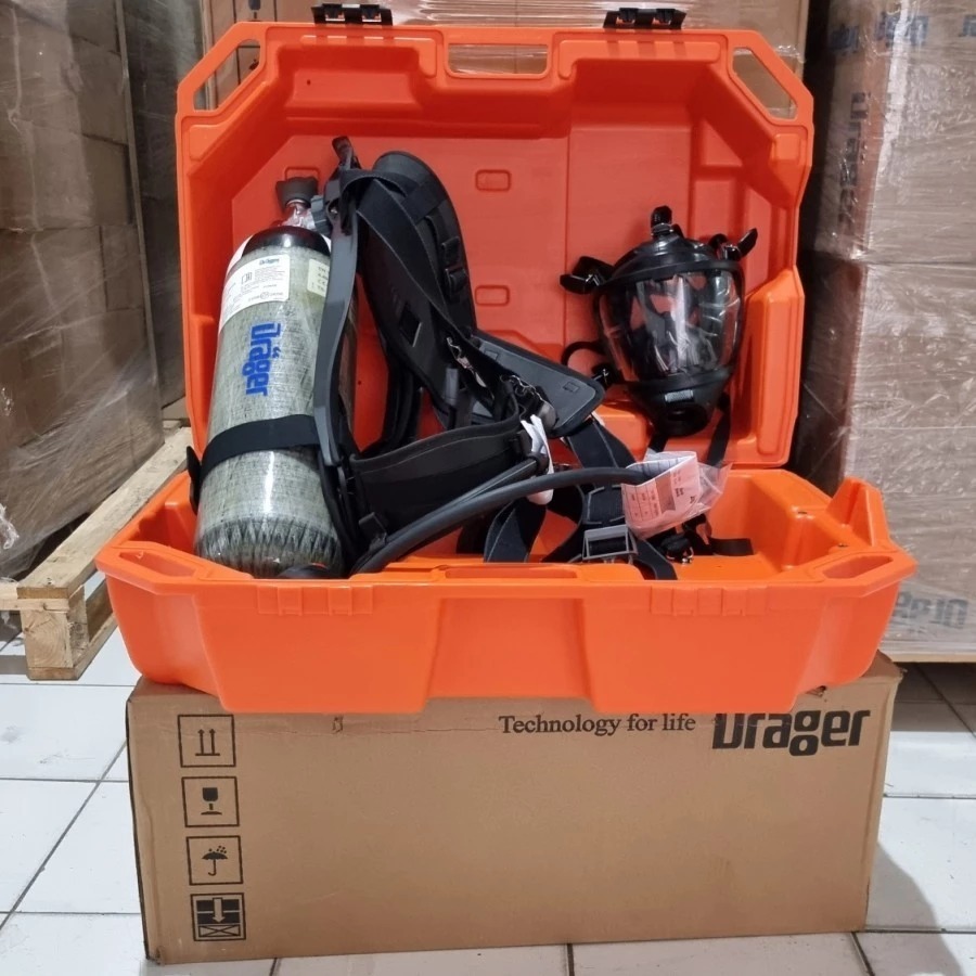 Jual Drager PSS 3000 SCBA Breathing Apparatus Composite Cylinder 6.8 ...