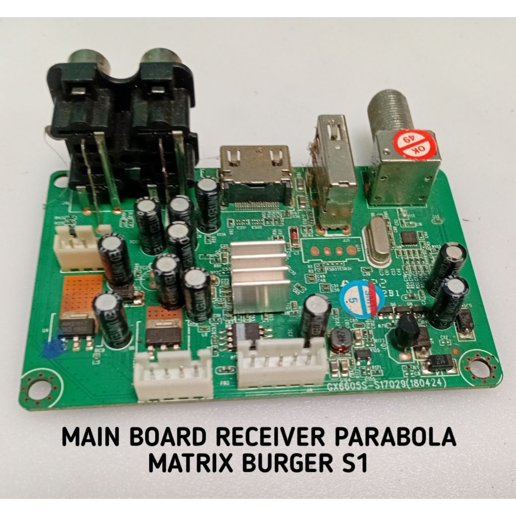 Jual MAIN BOARD RECEIVER PARABOLA MATRIX BURGER S1 HD NORMAL | Shopee ...