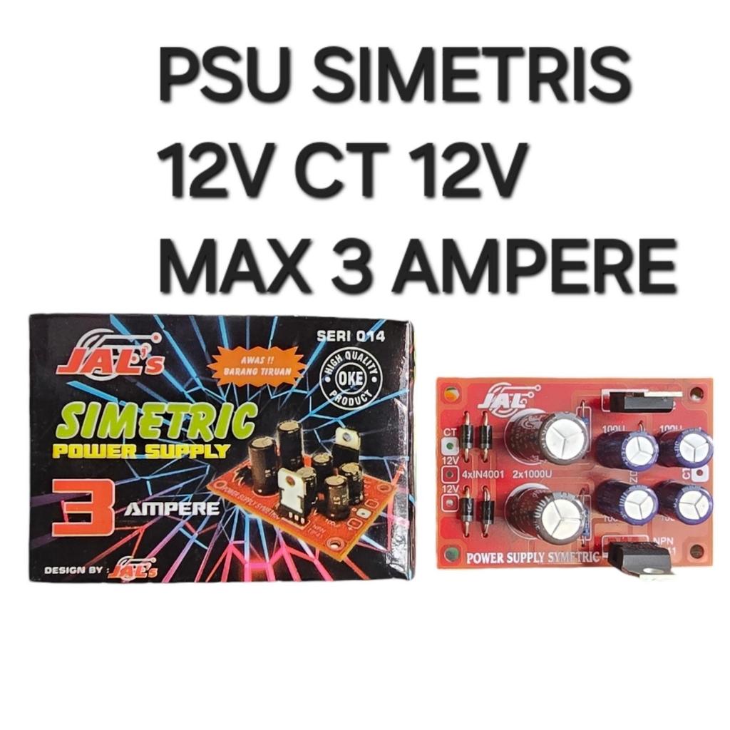 Jual PCB SIMETRIS CT +12V CT -12V PSU ELKO ELCO 1A 12V ac to dc +12 -12 ...
