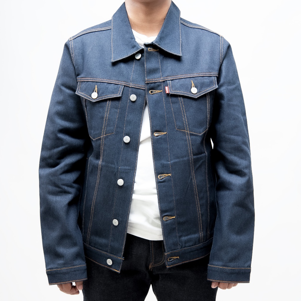 Jual EARTHY GENOVA - Jacket Denim NEW CABOT TYPE III INDIGO 14 Oz Non ...