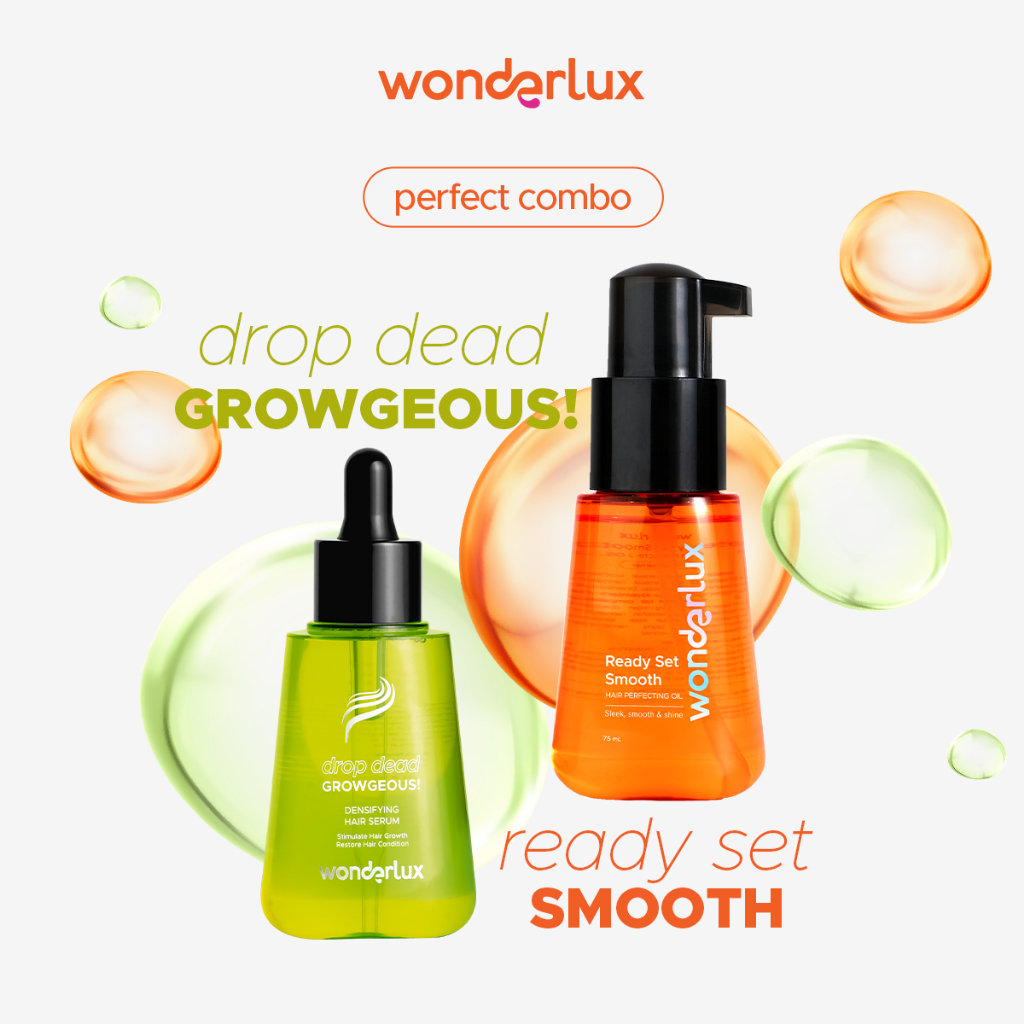 Jual Wonderlux Perfect Combo - Rambut Lebat Anti Lepek! [2x75ml] Drop ...