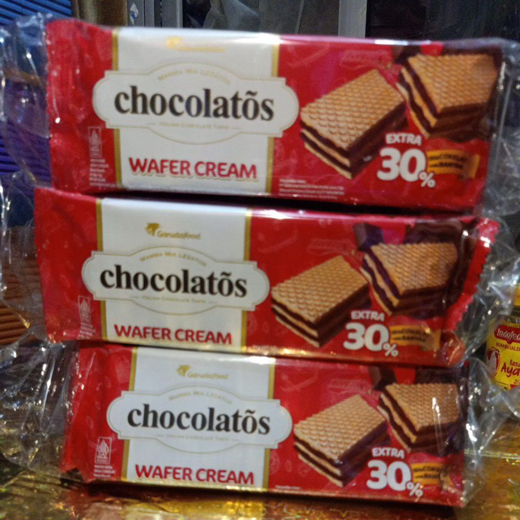 Jual GARUDA FOOD CHOCOLATOS WAFER CREAM EXTRA 30% | Shopee Indonesia