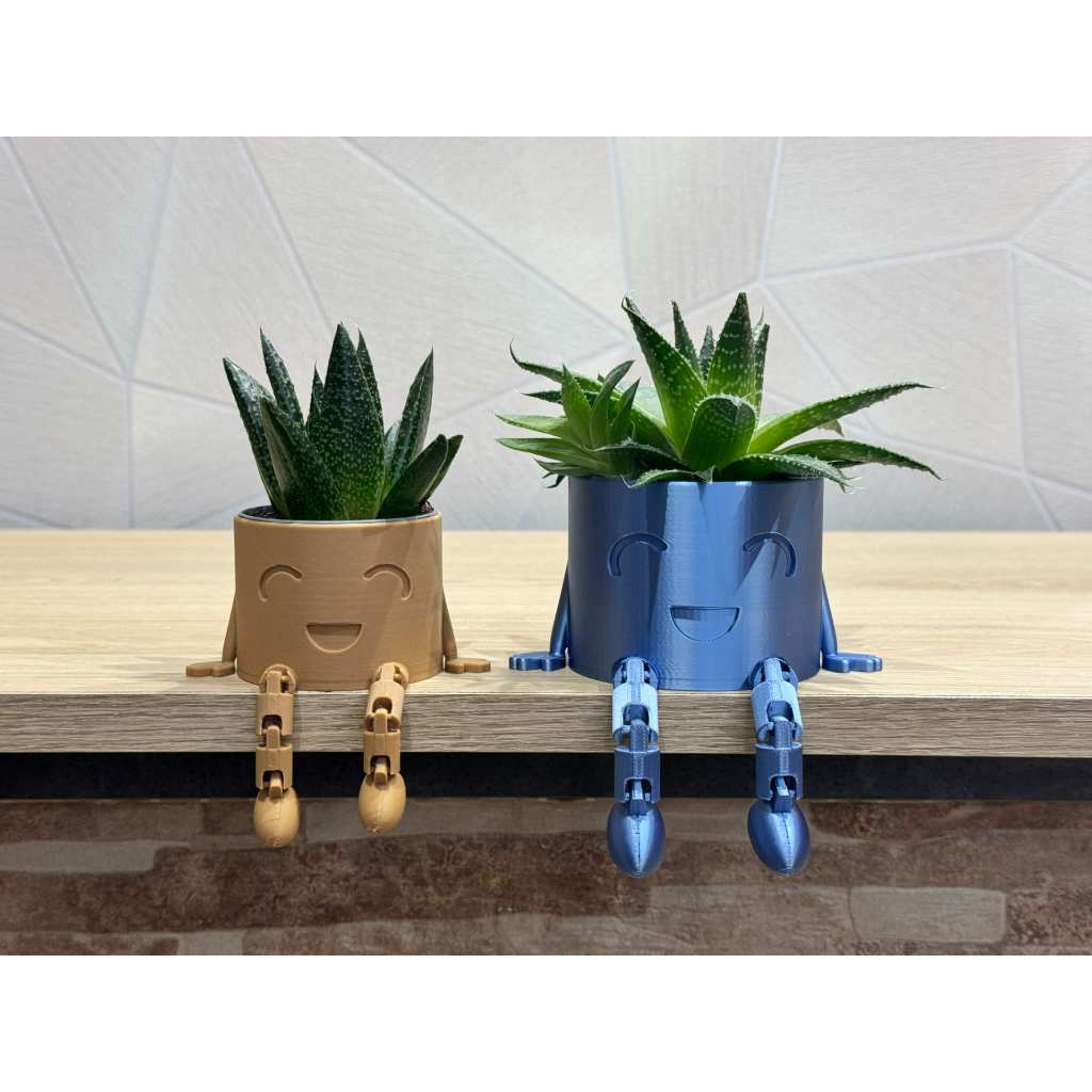 Jual Pot Tanaman Flexi Articulated Lucu Planter Dekorasi mini | Shopee ...