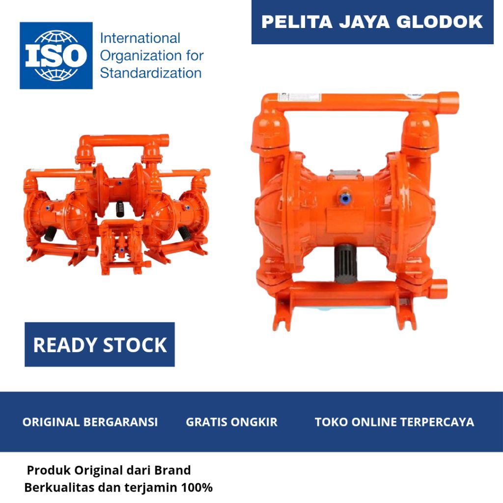 Jual Pompa Diaphragm QBK/QBY 25 AODD 1 inch (Body Aluminum) | Shopee Indonesia