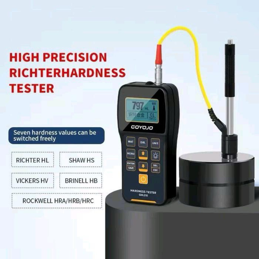 Jual Leeb Hardness Tester Portable Rebound Meter Durometer HL-HB-HRB ...
