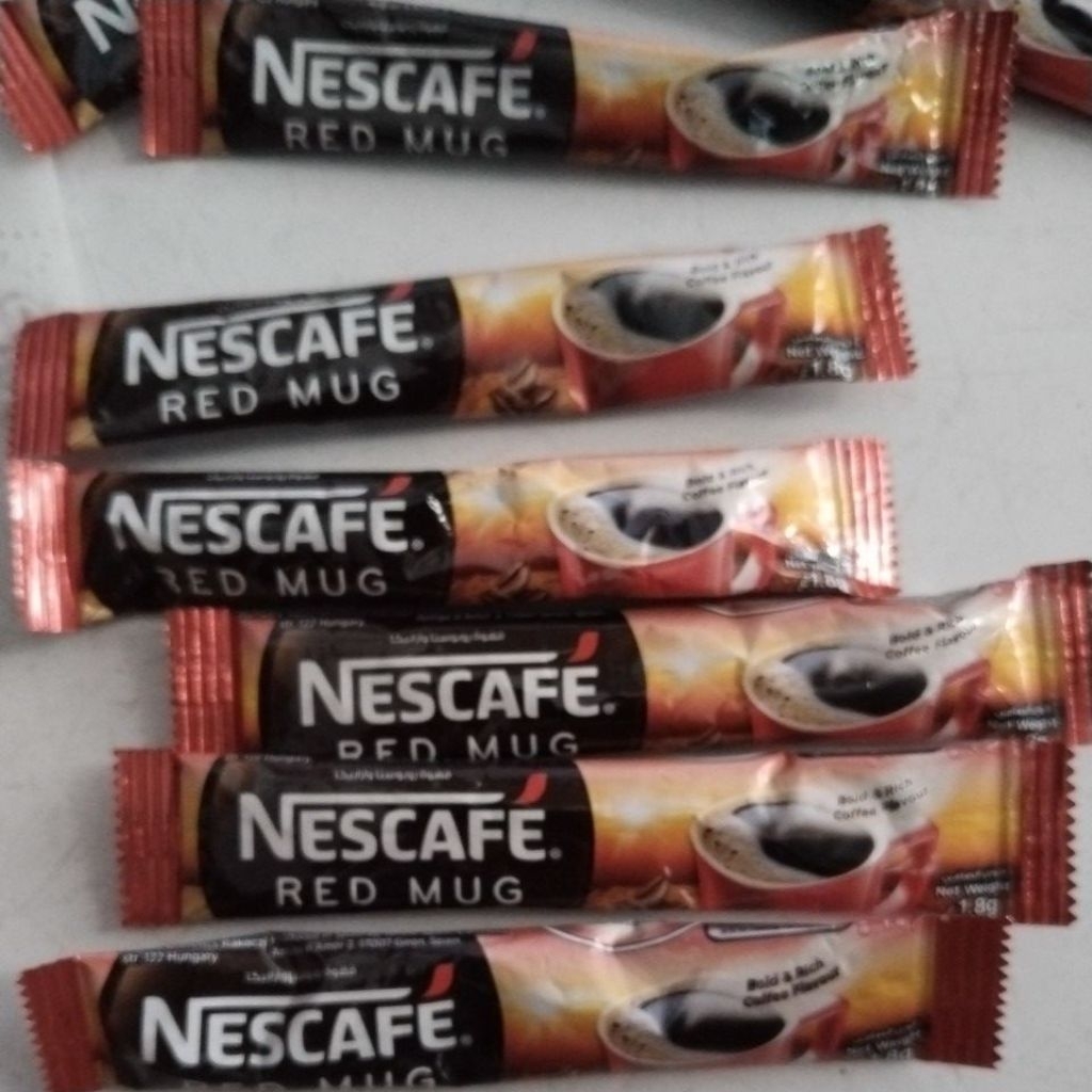 Jual Nescafe Coffe Decaf Mini 1.8g,Red Mug Mini 1.8g, Creamer sachet ...