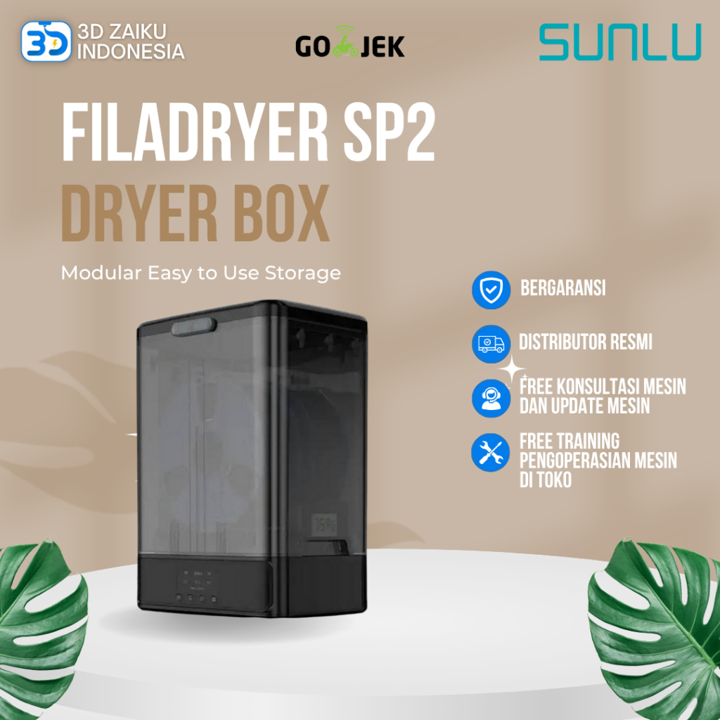 Jual NEW Upgraded Sunlu Filadryer SP2 3D Printer Filament Dryer Box ...