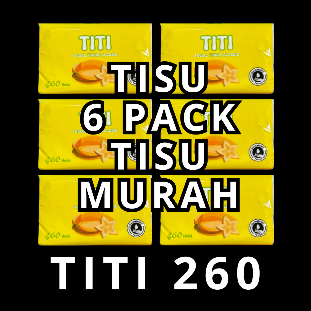 Jual Baru Tisu Titi Paket 6 Pcs Lembut & Tahan Lama Cocok untuk stok Di ...