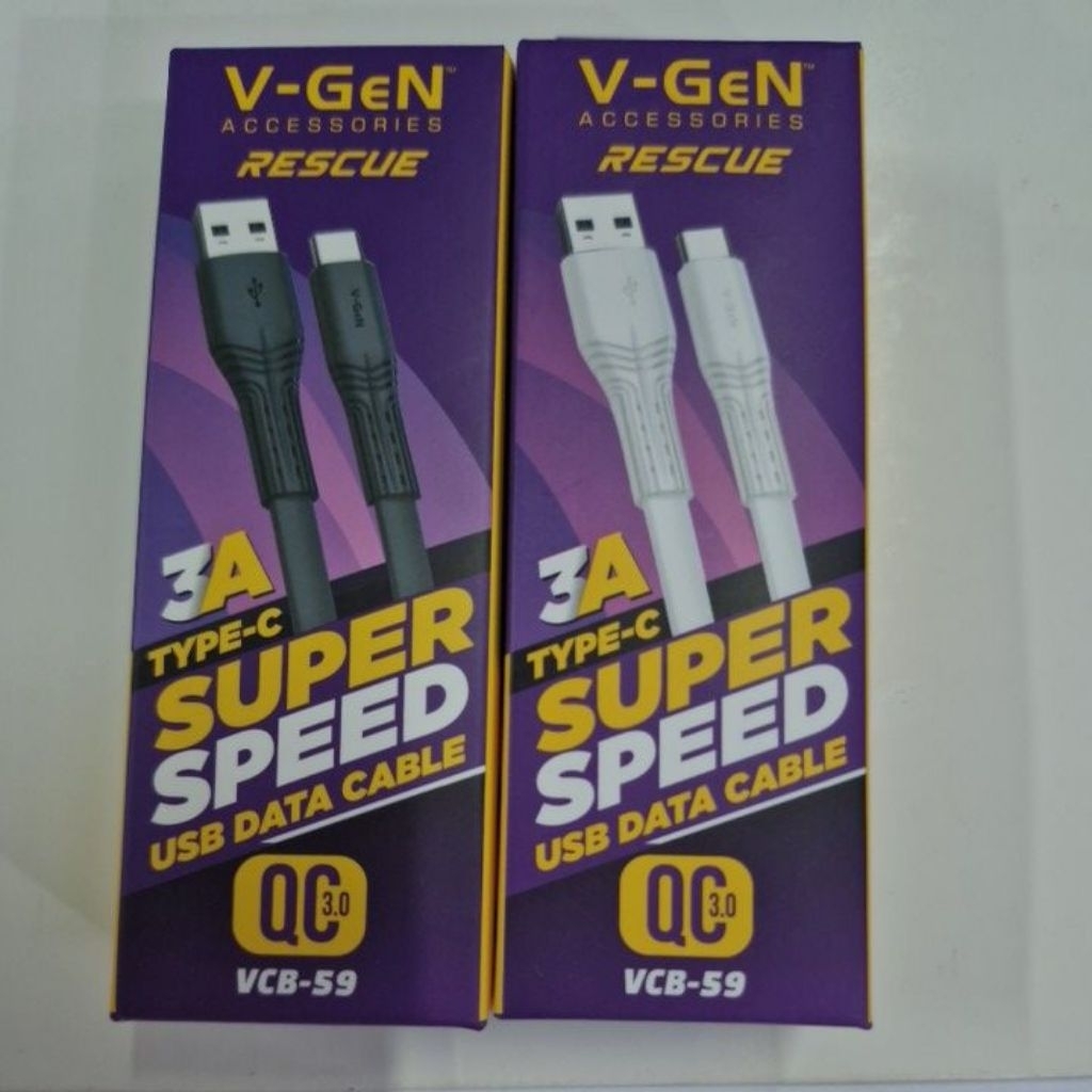 Jual Kabel data type-C V-gen VCB-55 / VCB-59 GEPENG 3A | Shopee Indonesia