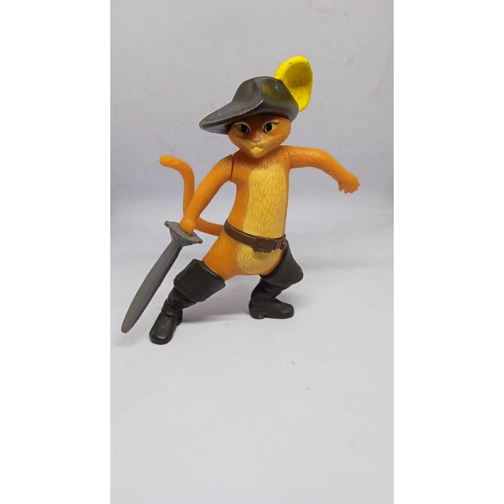 Jual figure kucing pus in booth dari seri shrek happy meal | Shopee ...