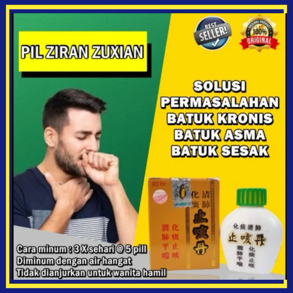 Jual Pil Ziran Zuxian Zukian ziran Tuberkolosis batuk asma Tbc Paru ...