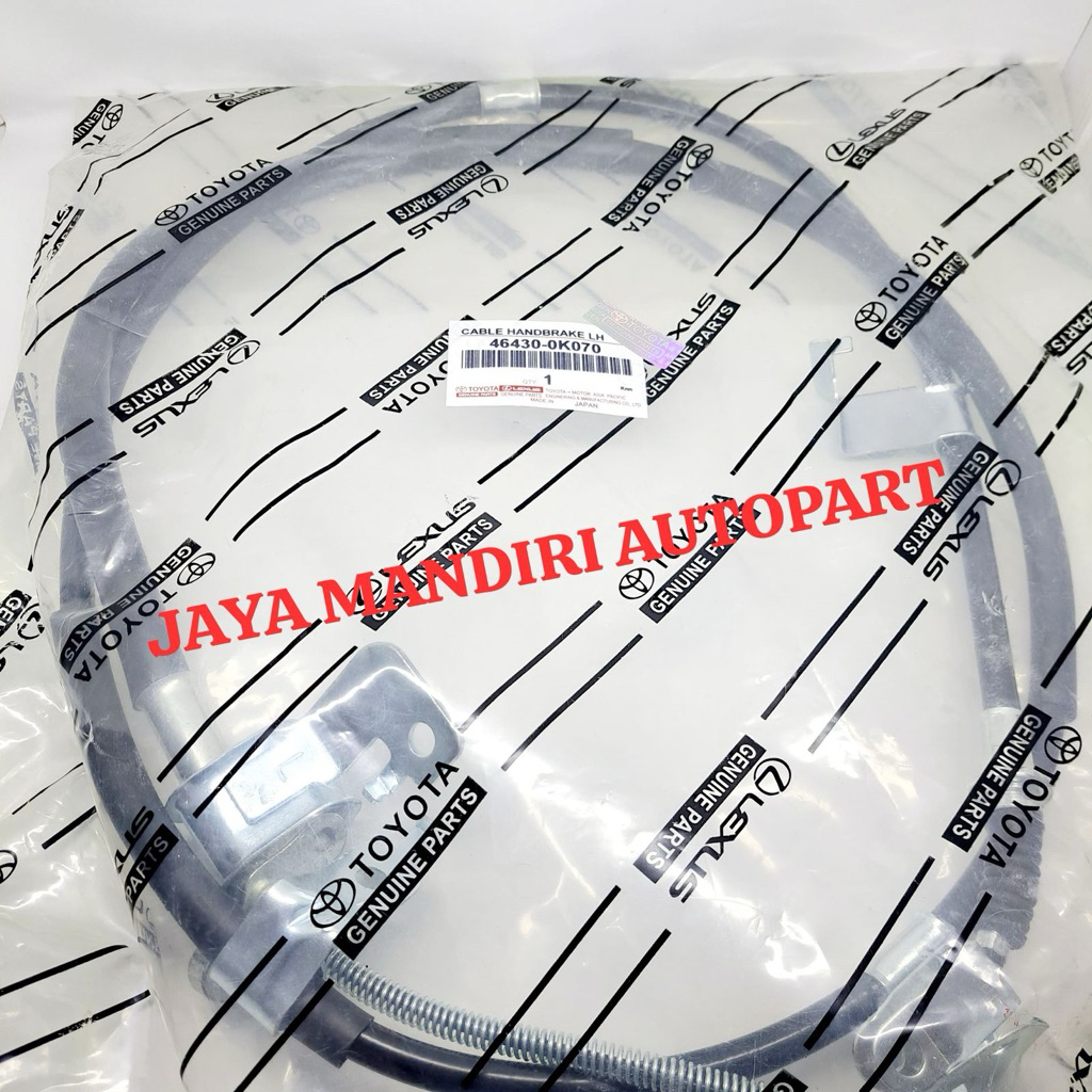 Jual CABLE HAND BRAKE KABEL REM TANGAN KIRI TOYOTA INNOVA 46430-0K070 ...