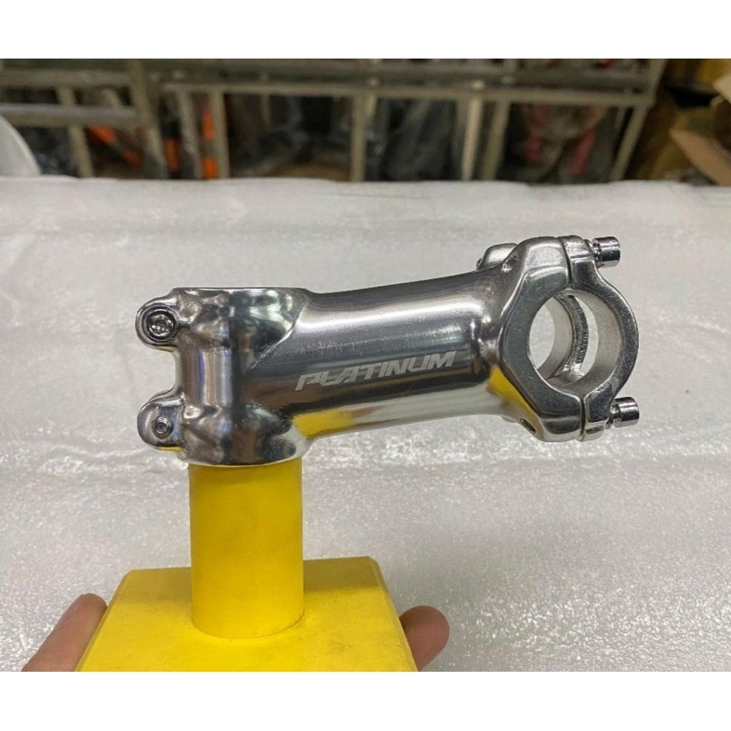 Jual stem platinum standar silver chrome 80mm | Shopee Indonesia