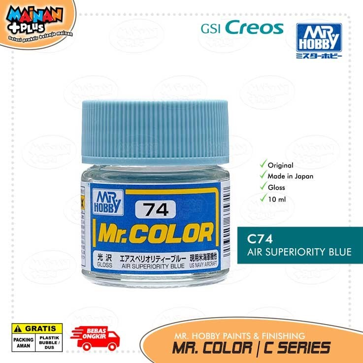 Jual Mr Color C74 Air Superiority Blue C 74 C Series Paint Cat Model ...