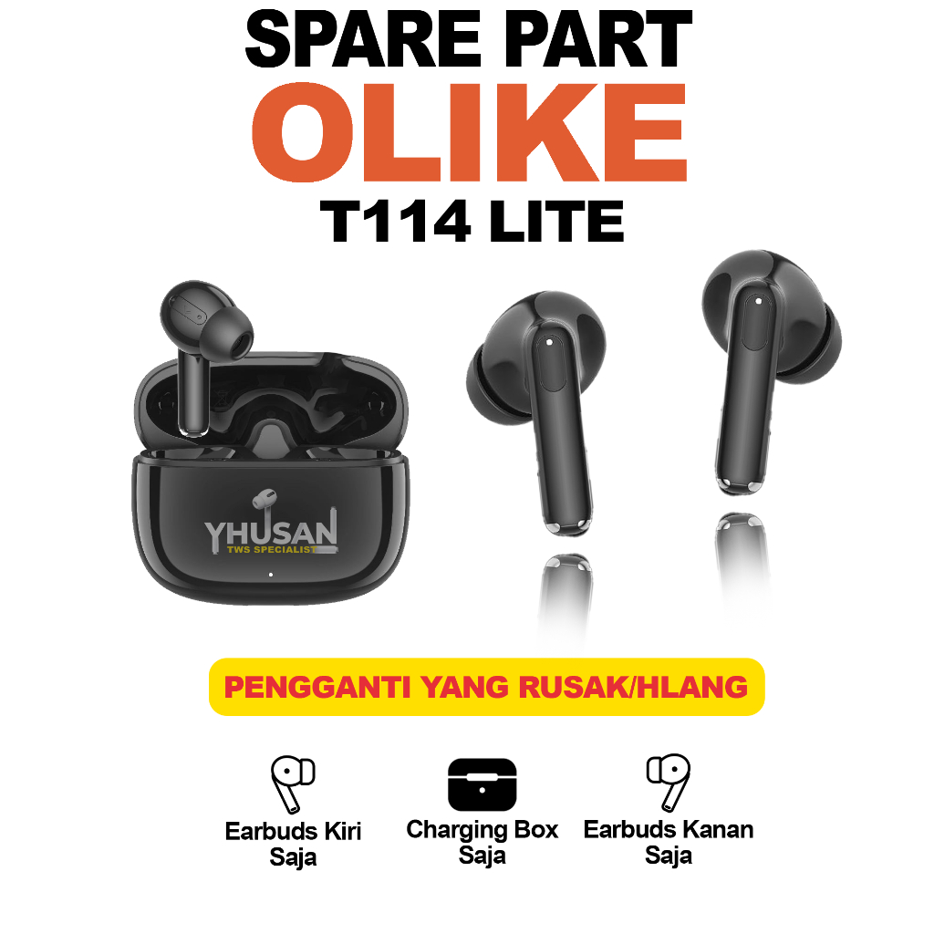 Jual [SPAREPART] TWS Olike T114 Lite | Earbuds Saja | Box Charger Saja ...