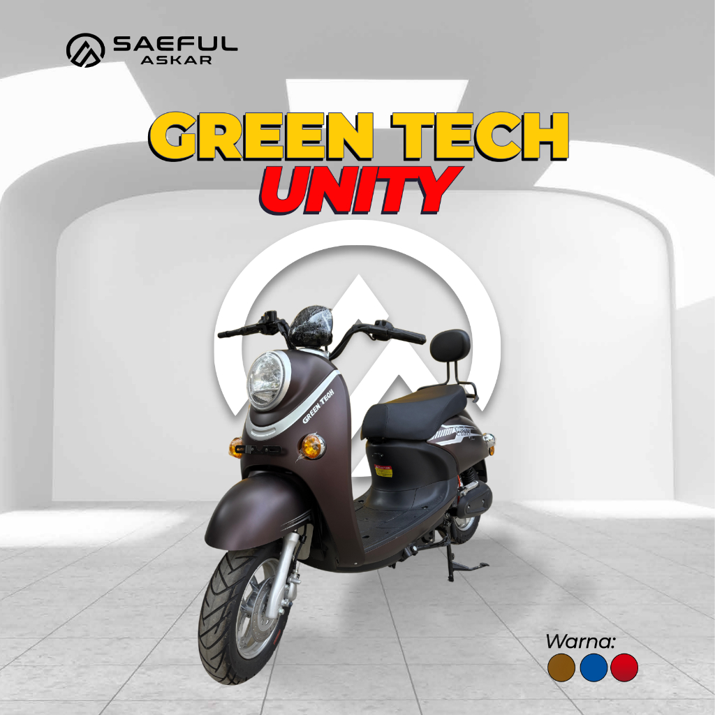 Jual Green Tech Tipe Unity Motor Listrik Bisa Urus BPKB 1500W 60V20Ah ...