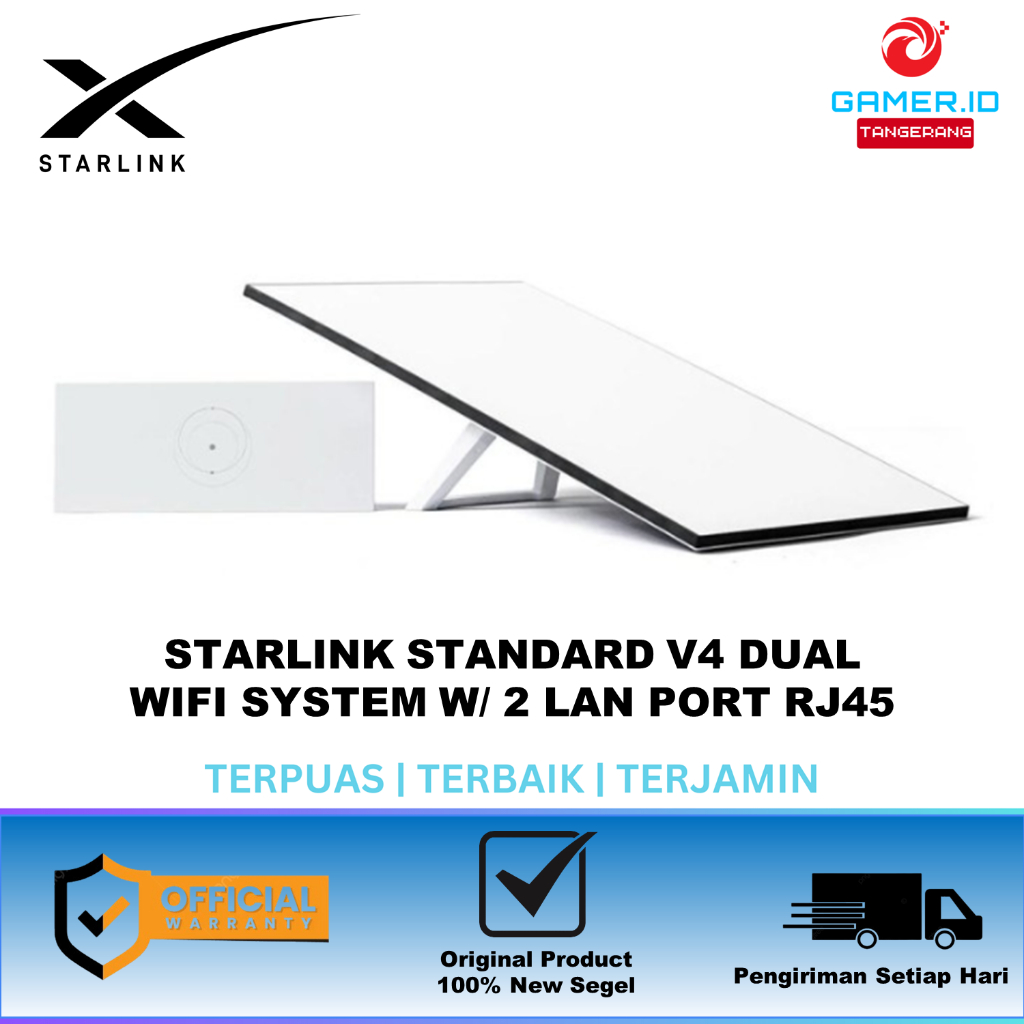Jual STARLINK Standard V4 Gen 3 DUAL WIFI System W/ 2 LAN Port RJ45 ...