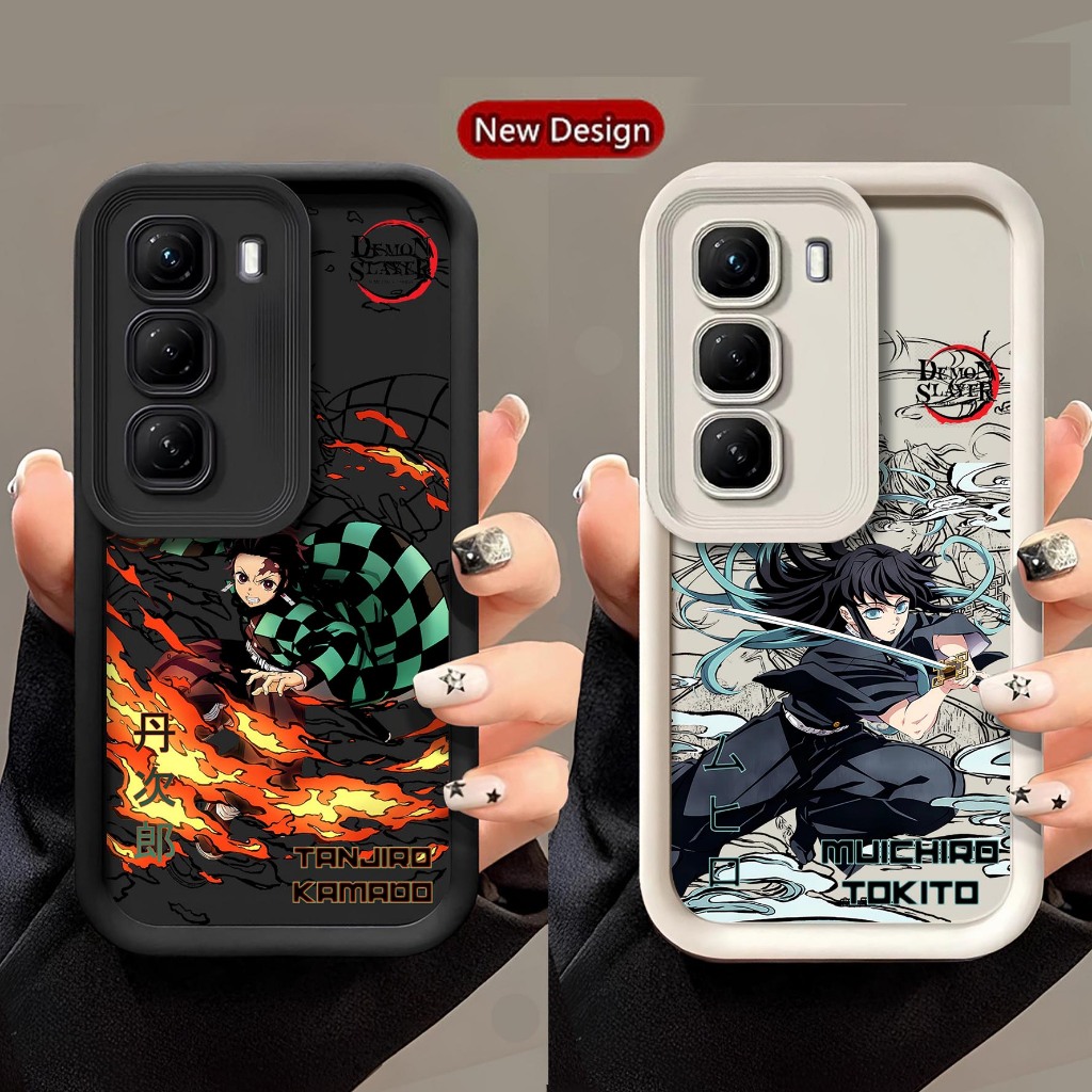 Jual SoftCase Rubber Motif Demon Slayer Logo For INFINIX Hot 60i Hot 60 ...