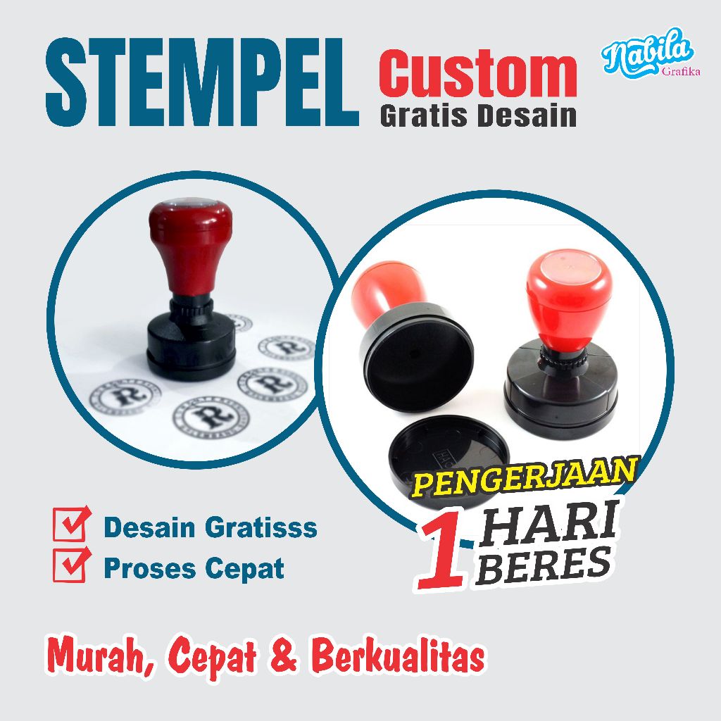 Jual Cetak Stempel BULAT logo Perusahaan, lunas stample flash stemple ...
