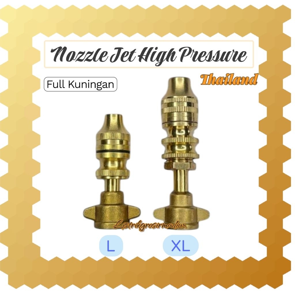 Jual NOZZLE JET THAILAND HIGH PRESSURE sprayer atomisasu dan long range ...