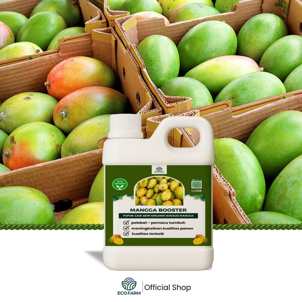 Jual ECOFARM - BOOSTER MANGGA 1 Liter - Pupuk organik Cair dan ZPT ...