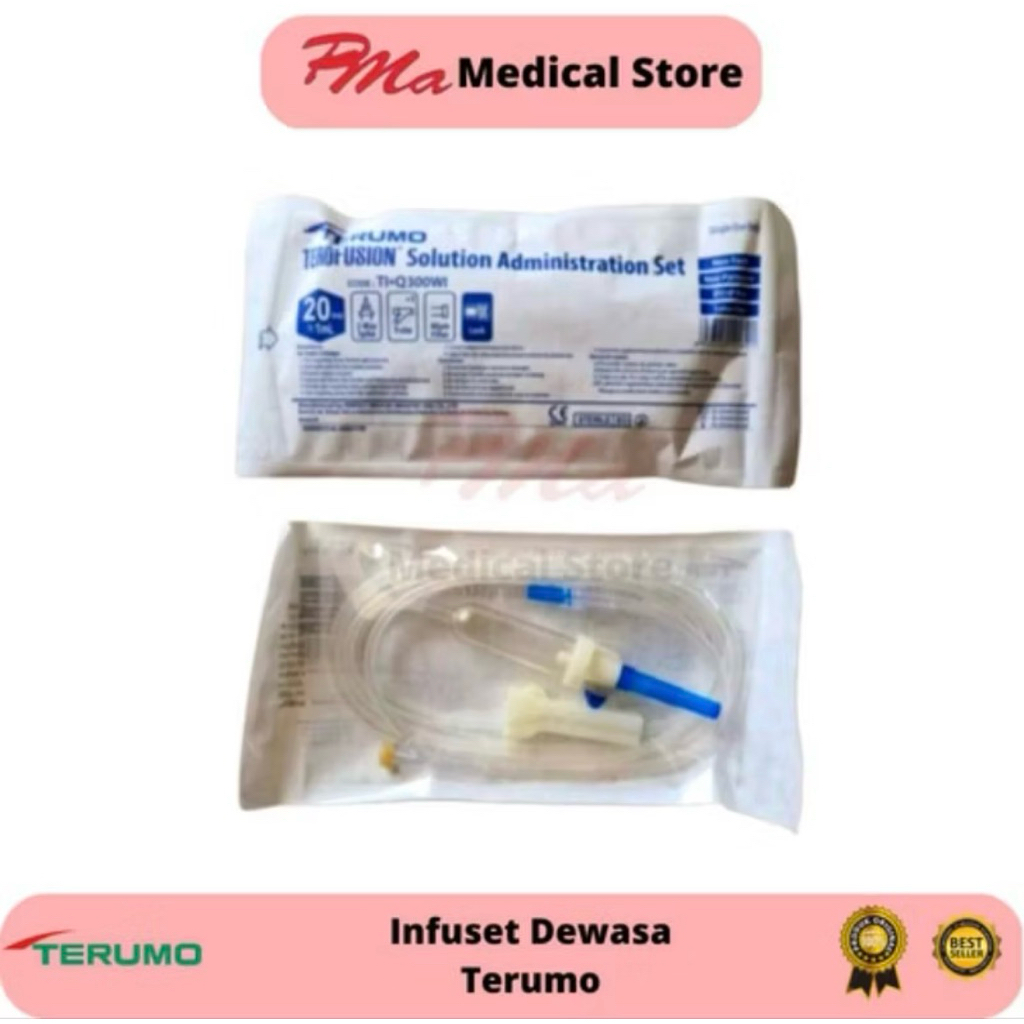 Jual Infuset Dewasa Terumo | Infusen set | Selang Infus Terumo Ti ...