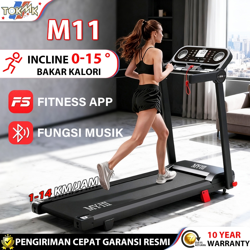 Jual TOK MK MY-HI TreadmilI Listrik M11 Low Watt Portable incline ...