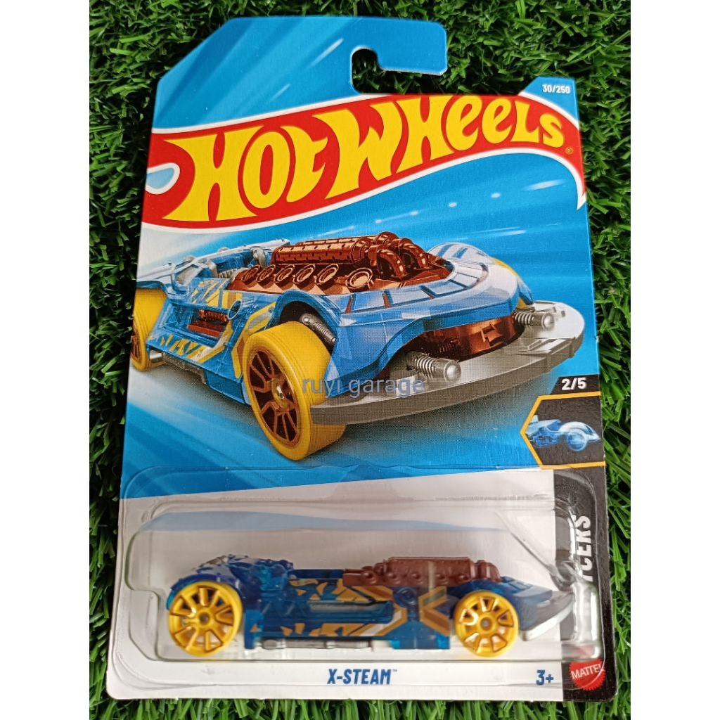 Jual HOT WHEELS X-STEAM BIRU KUNING X-RAYCERS | Shopee Indonesia