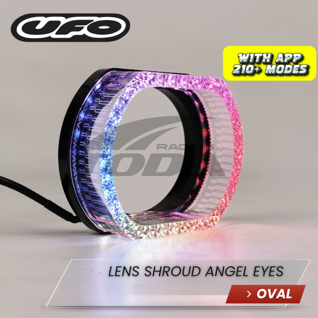 Jual UFO SHROUD PROJECTOR ANGEL EYE (WITH APP)/ LAMPU SHROUD RGB 2,5"/3 ...