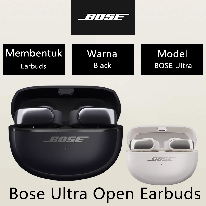 Jual 100% Original -- Bose Ultra Open Earbuds Open Ear Bluetooth ...