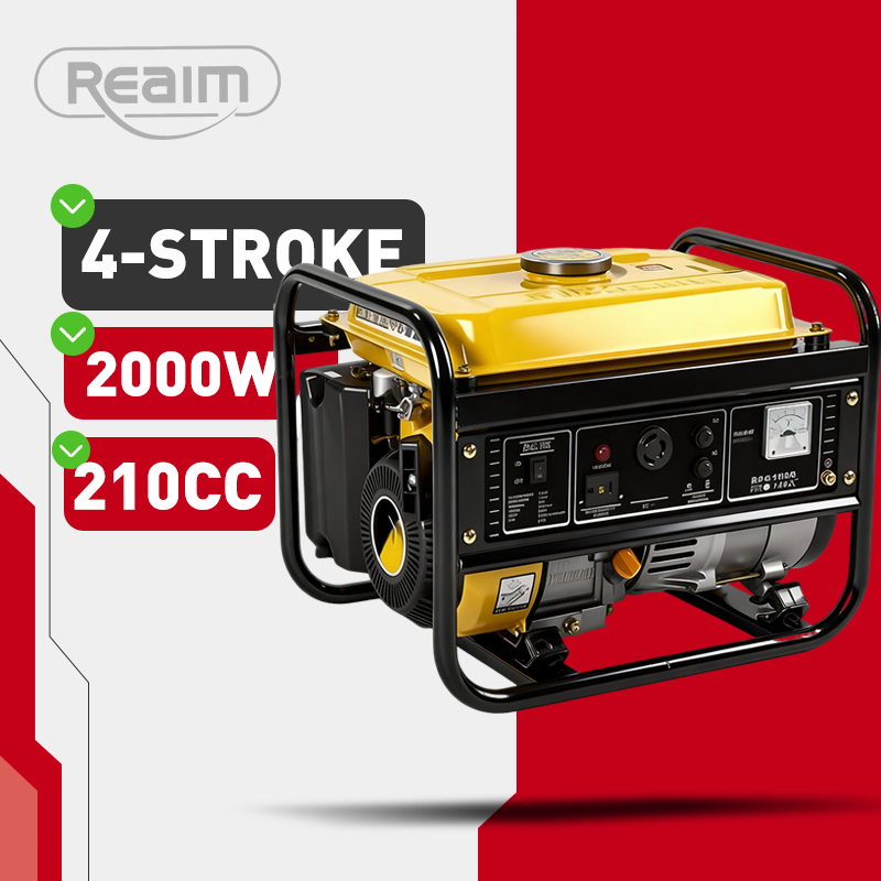 Jual Reaim Mesin Genset Power Pembangkit Listrik 4000 Watt 210CC Genset ...