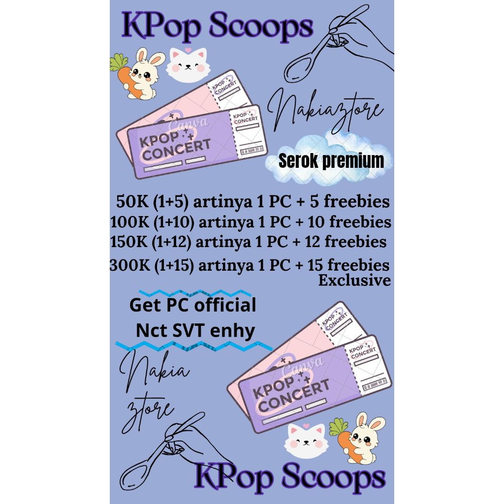Jual KPop scoop serok PC nct svt enhy ( harga inc all) | Shopee Indonesia