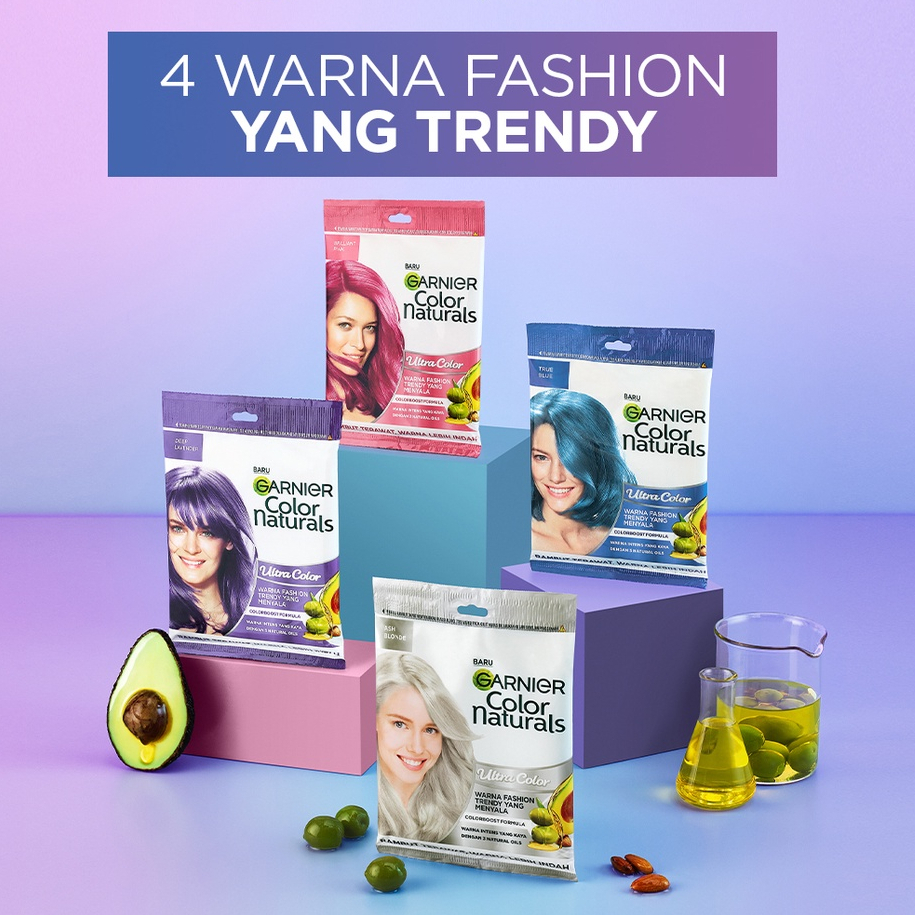 Jual Garnier Color Naturals Ultra Pastel Color Sachet || Hair Colour ...