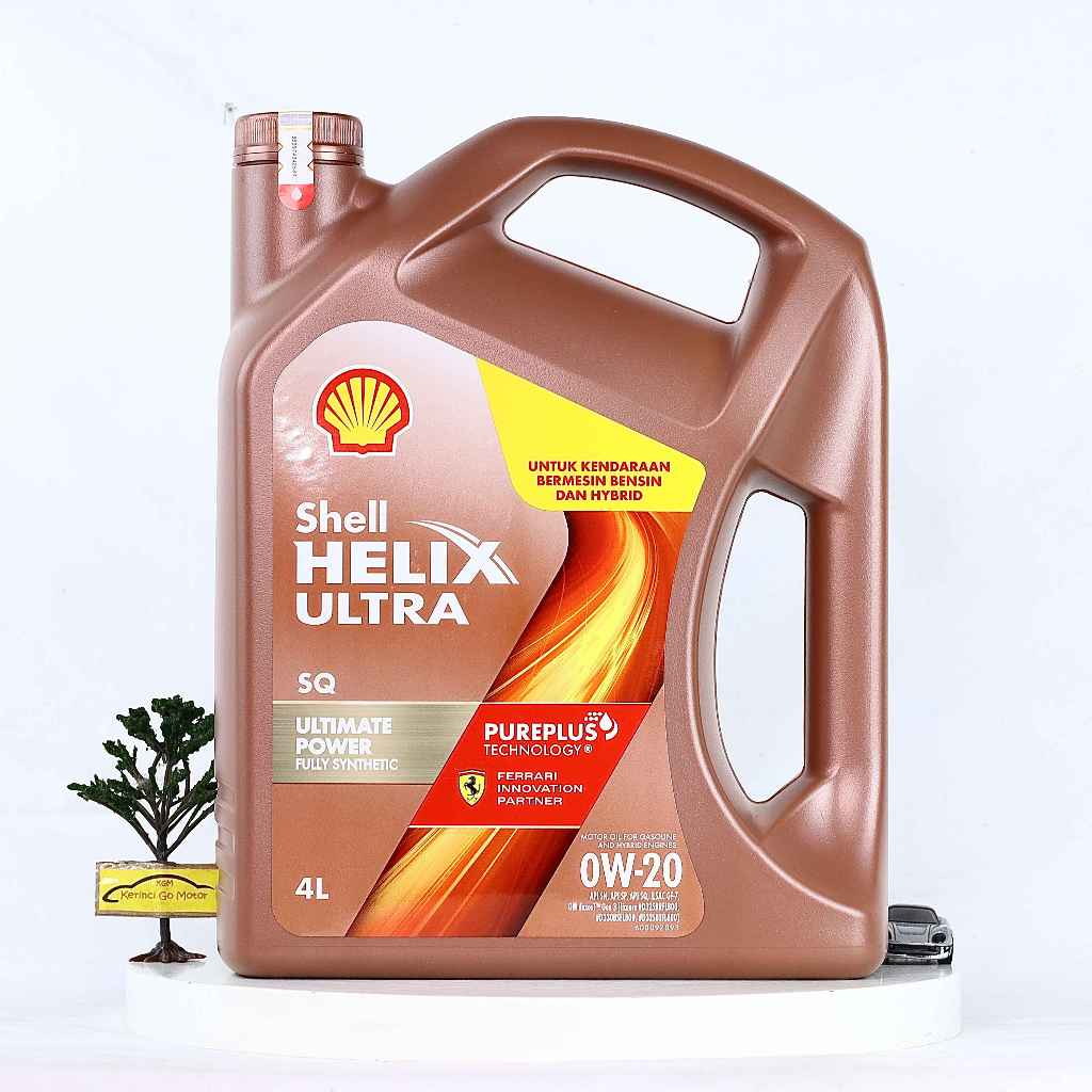 Jual Shell Helix Ultra SAE 0W-20 4 Liter Api SQ/GF-7 Oli Mobil Mesin ...
