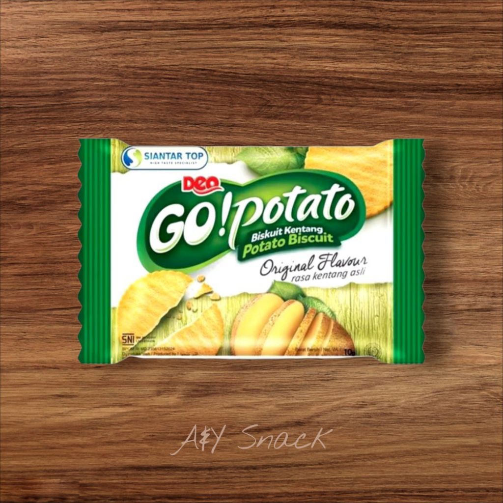 Jual [ 1 PAK ] Biskuit Kentang Go!Potato Isi 20 | Shopee Indonesia