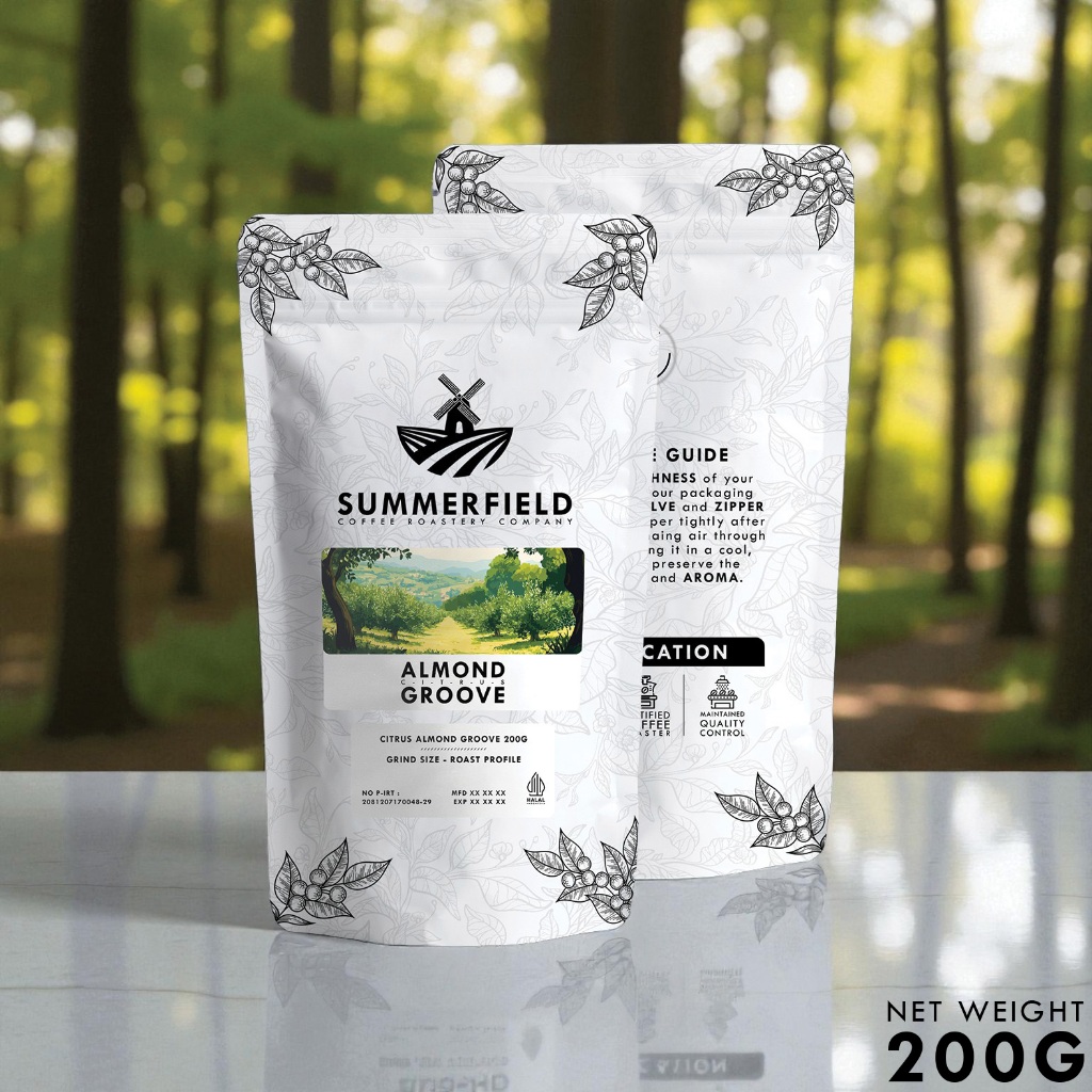 Jual Summerfield Arabica Almond Citrus Groove Mix 200g | Shopee Indonesia