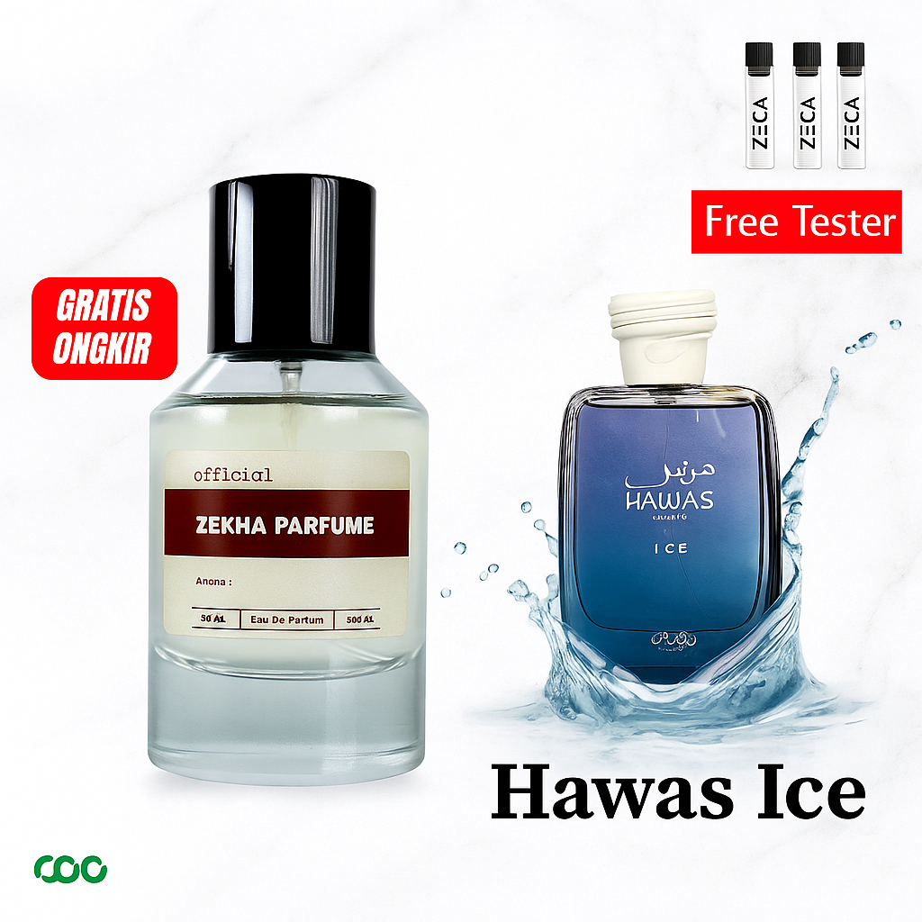 Jual Hawas Ice Parfum Pria Tahan Lama Aroma Fresh Cool Maskulin ...