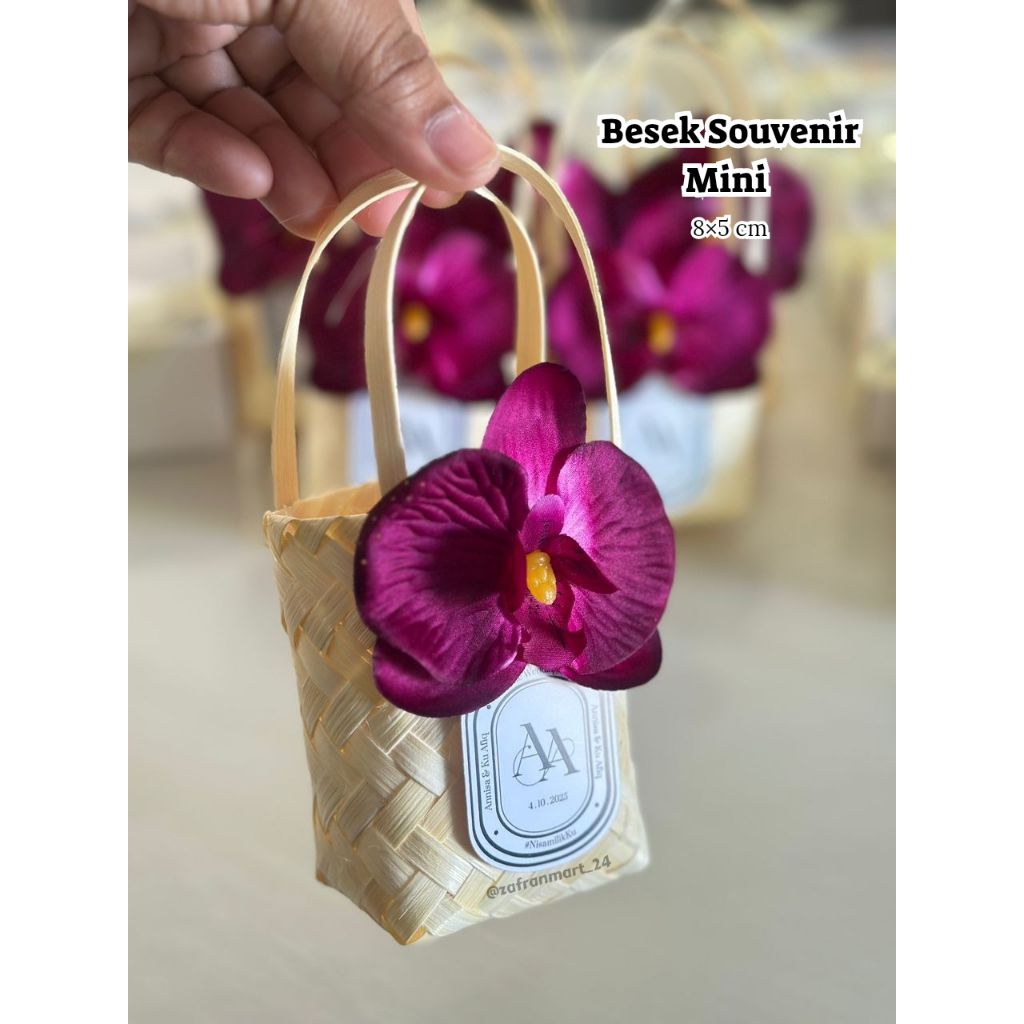 Jual Besek Souvenir Besek Estetik Besek Mini Cute Besek Tas Hantaran ...
