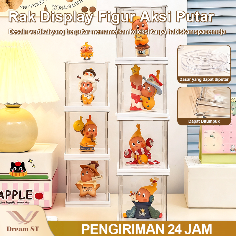 Jual Dream Street Box Display Transparan Figure Pop Mart / Rak Display ...