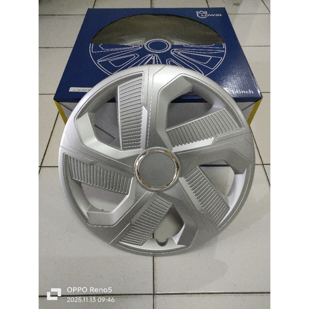 Jual Wheel Dop Cover Velg Standar Kaleng Dop Roda Ring 14 Warna Silver ...