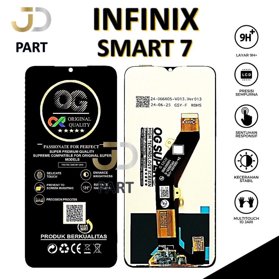 Jual LCD TOUCHSCREEN INFINIX SMART 7 ORIGINAL 100% COMPLETE FULLSET ...