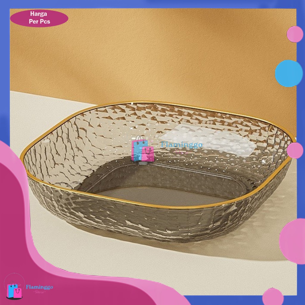 Jual Piring Makanan Diamond / Piring Buah dan Snack / Piring Cemilan ...