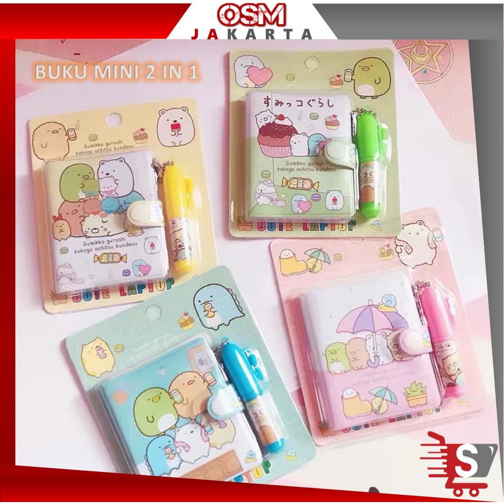 Jual OSM JKT S6327 Notebook Mini Anak / Buku Catatan Anak Lucu Free ...