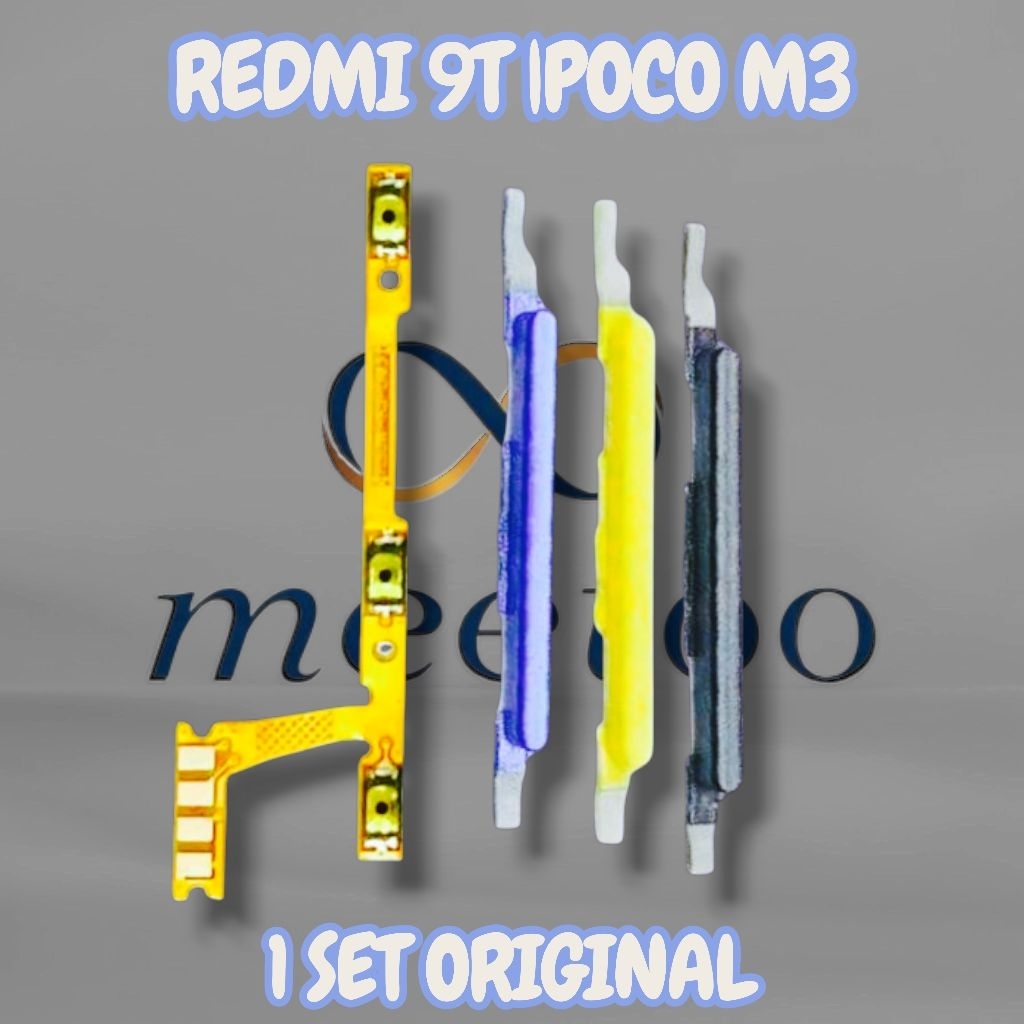Jual HP REDMI 9T |POCO M3 TOMBOL VOLUME + FLEXIBLE ON OFF VOLUME ...