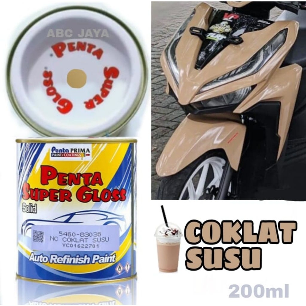 Jual Cat Penta Super Gloss 5460-83036 NC COKLAT SUSU 200ml Brown Milk ...