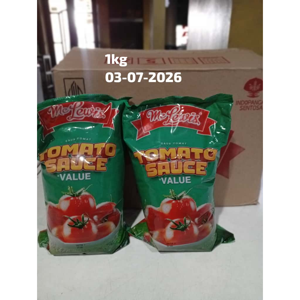 Jual Mc Lewis Tomato Sauce Value 1Kg - Rasa Lezat | Shopee Indonesia